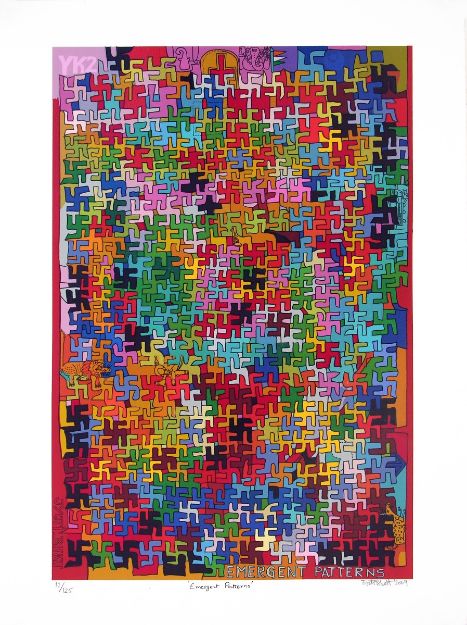 Emergent Patterns | Serigraph by Jyoti Bhatt | Limited Edition Print ...