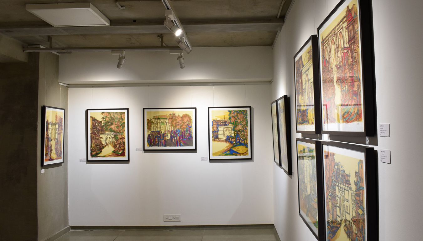 Gates of Ahmedabad by Vrindavan Solanki | Archer Art Gallery